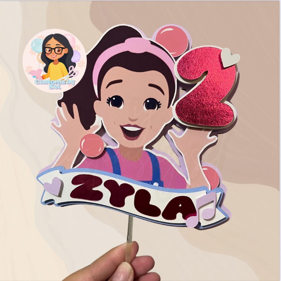 MS RACHEL TOPPER, Ms Rachel Cake Topper, Songs for Littles Cake Topper ...