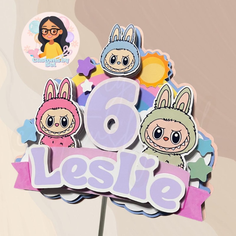Labubu Toppers Cake - Etsy