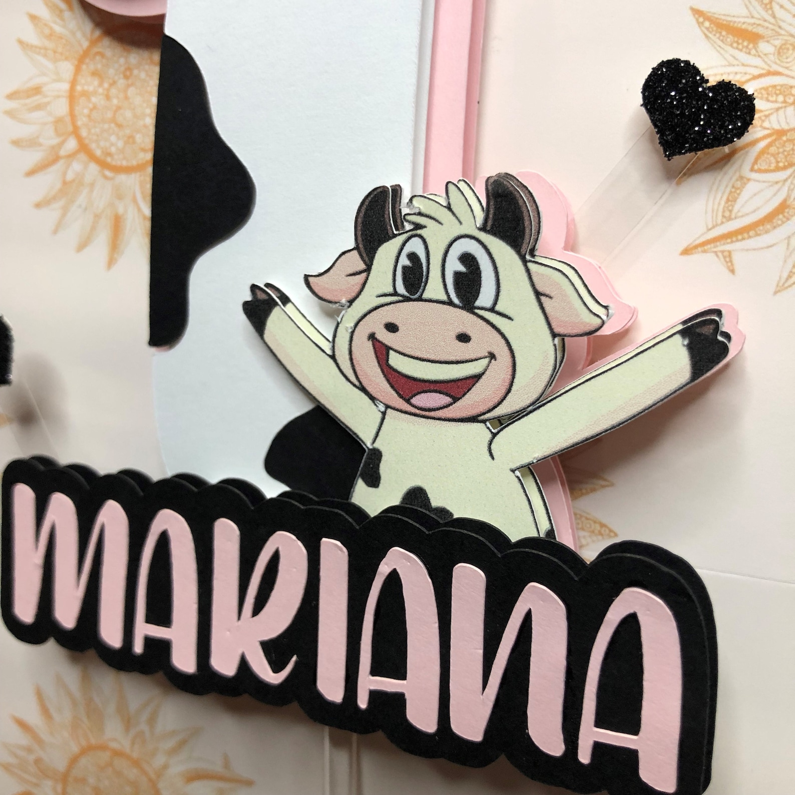 LA VACA LOLA Cake Topper La Vaca Lola Party La Vaca Lola 3D | Etsy