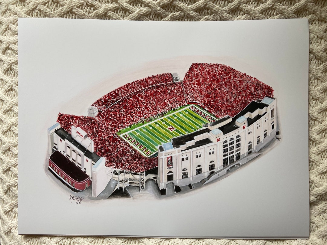 Memorial Stadium print - Etsy
