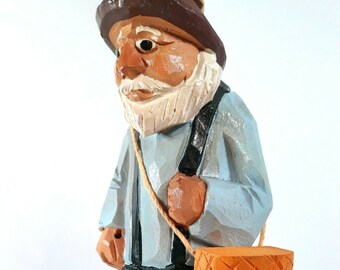 Carved Fisherman - Etsy
