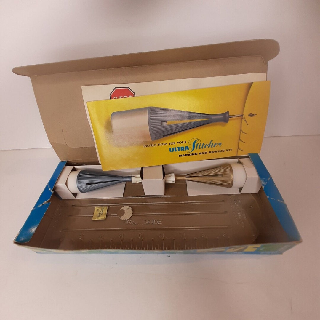 Sewing Marking Ultra Stitcher Kit Complete Punch Basting Quick Stitch ...