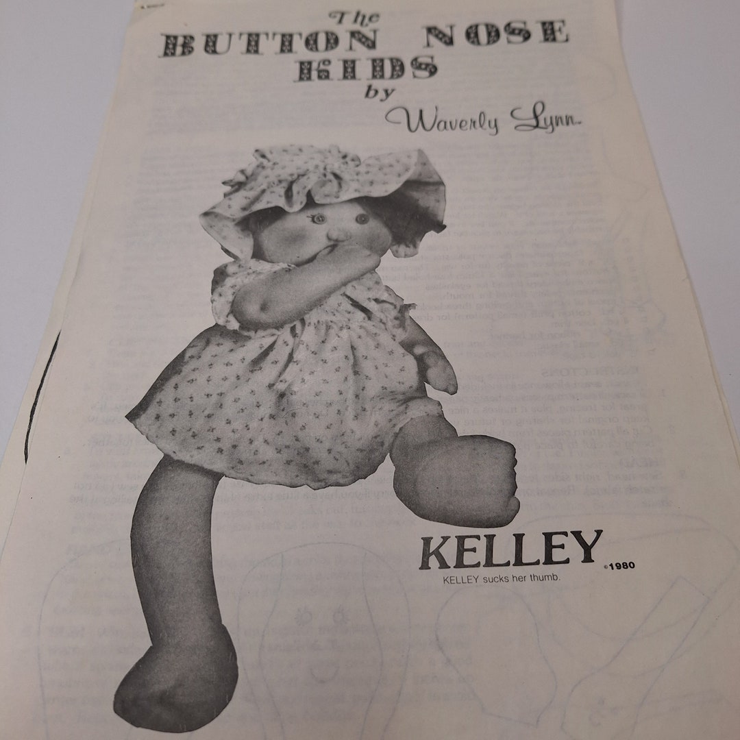 The Button Nose Kids KELLEY Pattern Waverly Lynn UNCUT - Etsy