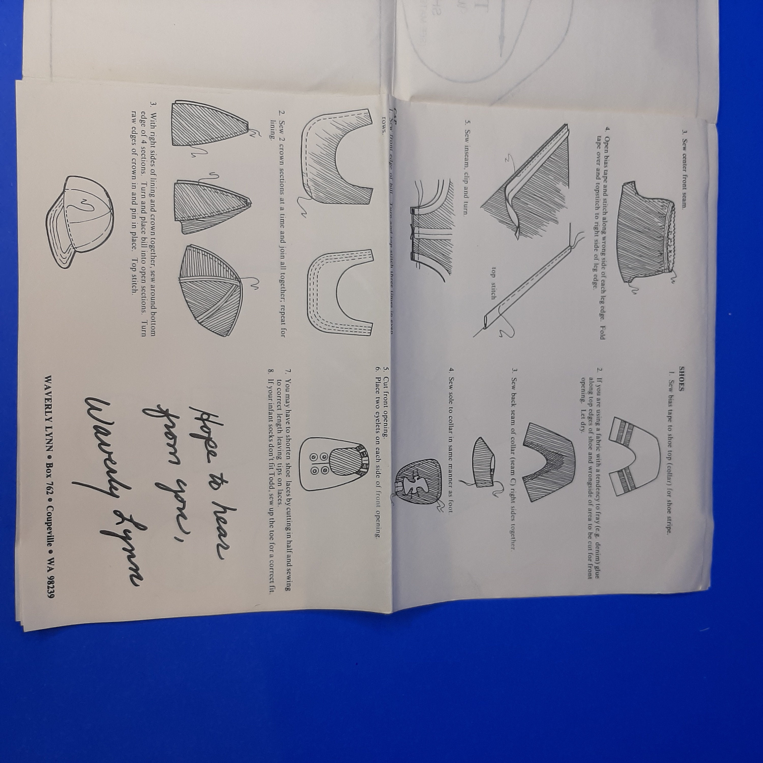 The Button Nose Kids Todd Pattern Waverly Lynn UNCUT - Etsy