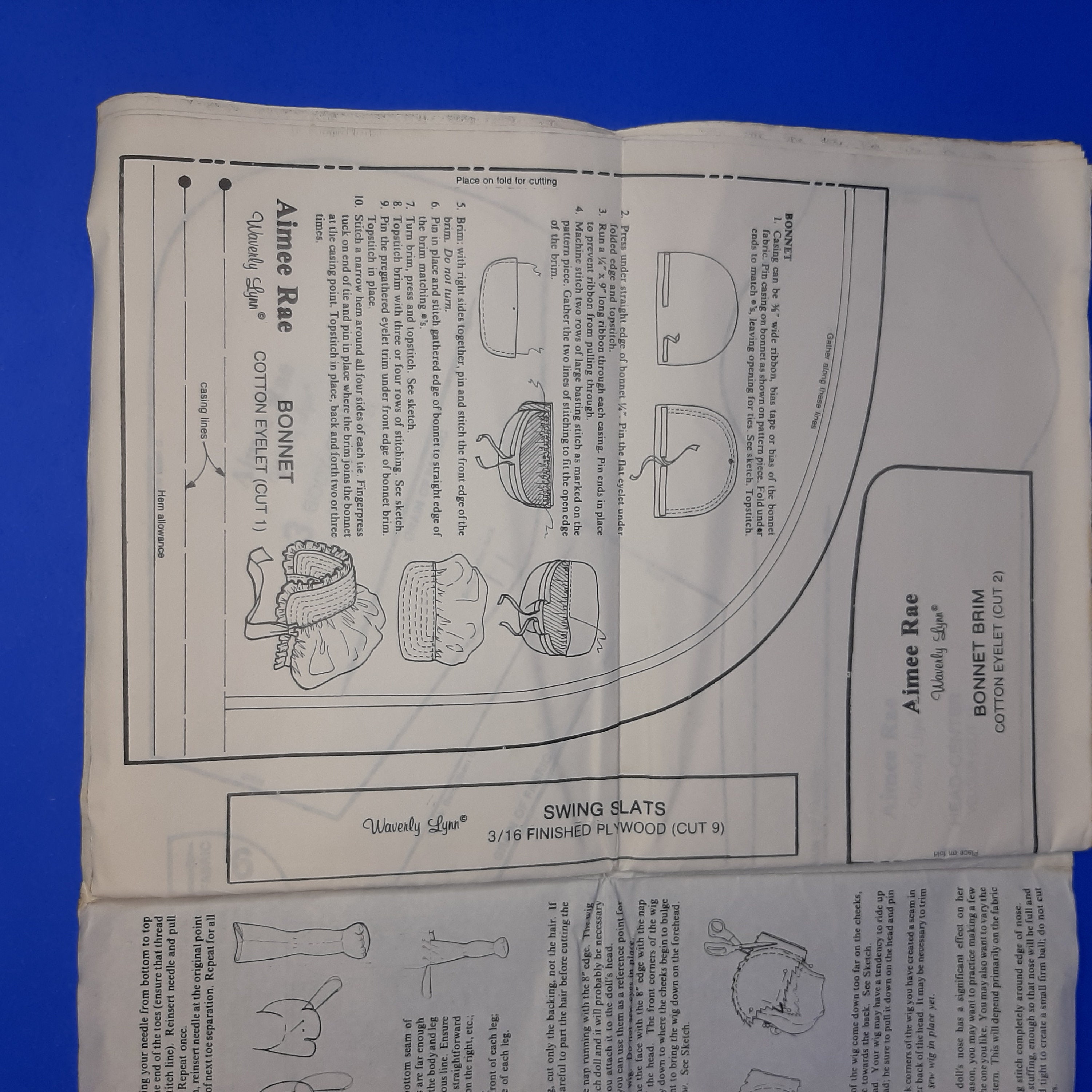 The Button Nose Kids Todd Pattern Waverly Lynn UNCUT - Etsy