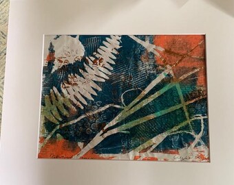 Geli Print, Monotype, Original, Signed, One of a Kind - Etsy