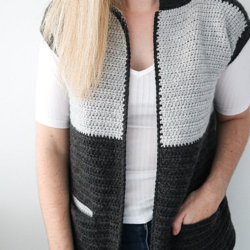 Crochet Vest PDF Pattern Winter Solstice Vest Digital - Etsy