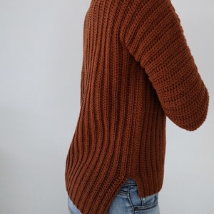 Crochet Sweater PDF Pattern / Brunch Time Sweater / Cozy Crochet ...