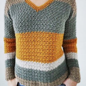 Crochet Sweater PDF Pattern / Sublime Sweater / Cozy Fall Sweater ...