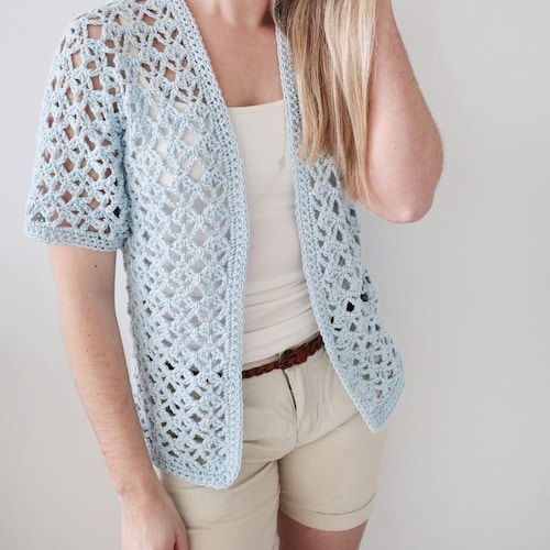 The Summer Path Cardigan PDF DIGITAL DOWNLOAD Crochet Pattern - Etsy