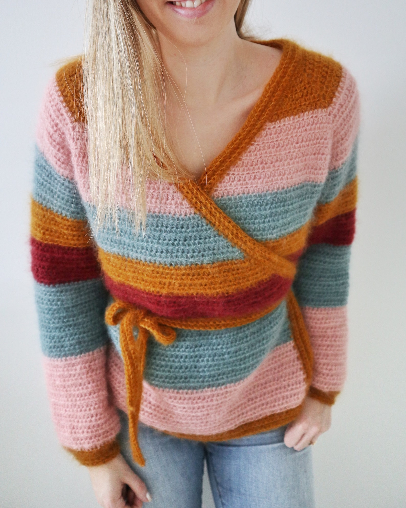 Crochet Wrap Cardigan Pattern PDF / Cosy Balloon Sleeve Wrap | Etsy