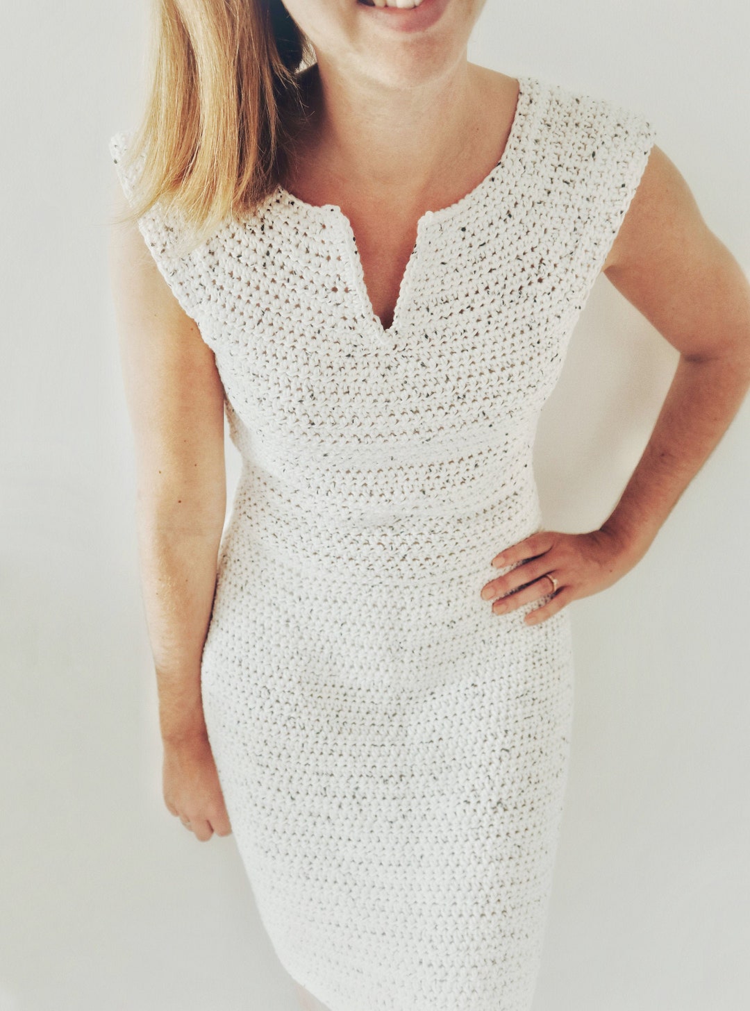 Crochet Dress PDF Pattern / Cozy Summer Wedding Spring Modern Elegant ...