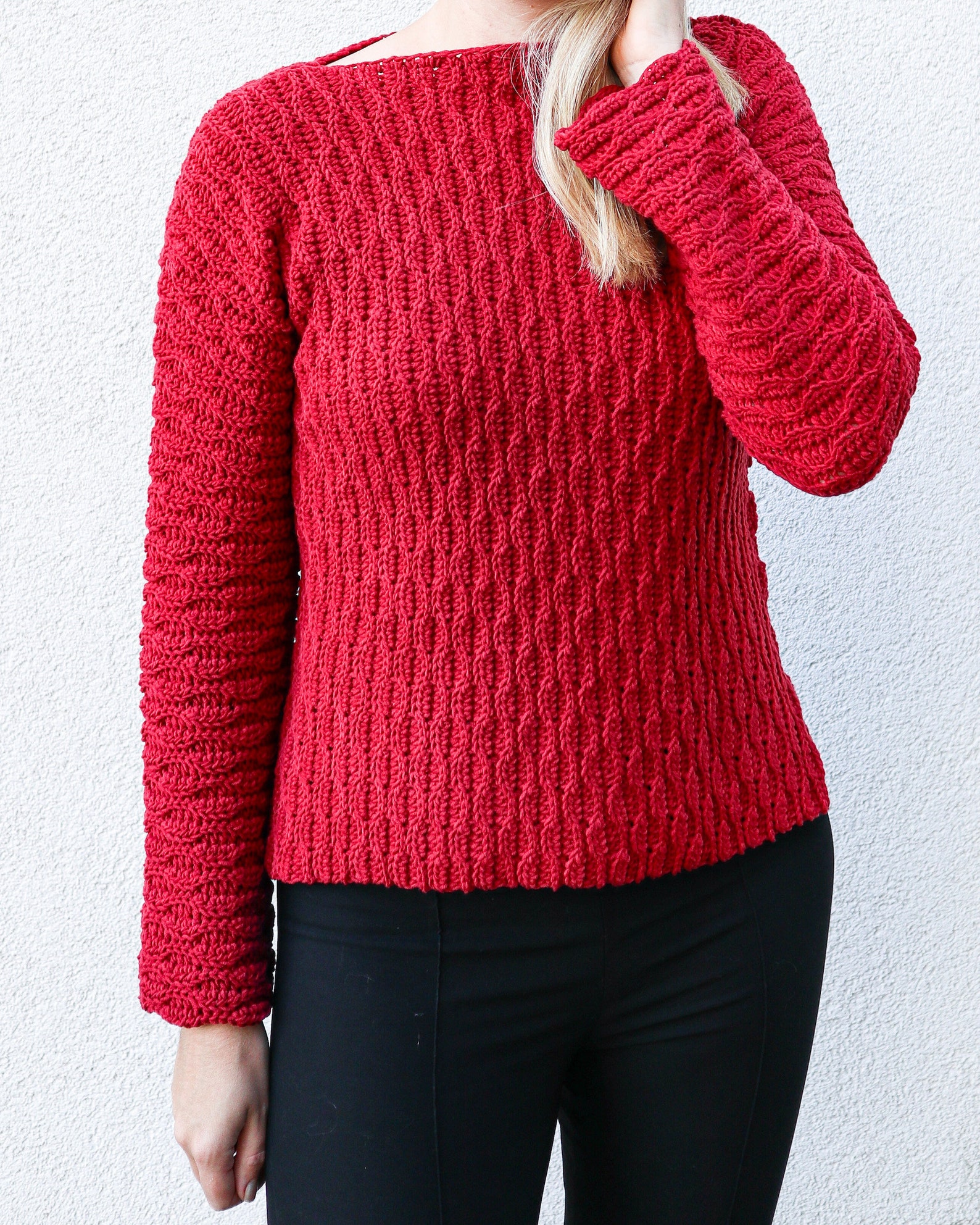 Crochet Sweater PDF Pattern - Deco Waves Sweater - Etsy