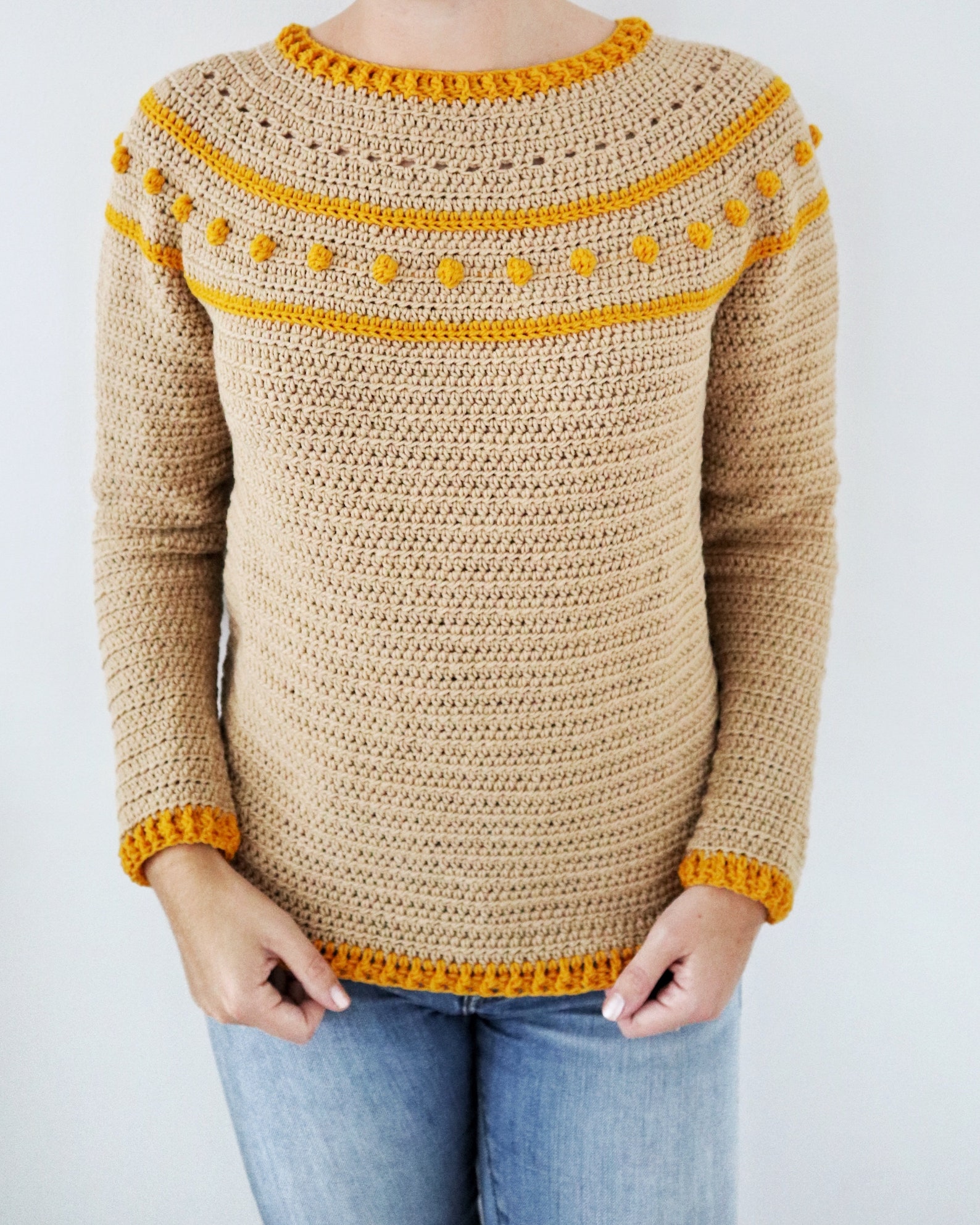 Crochet Sweater PDF Pattern / Sunrise Sweater / Cozy Crochet Sweater ...