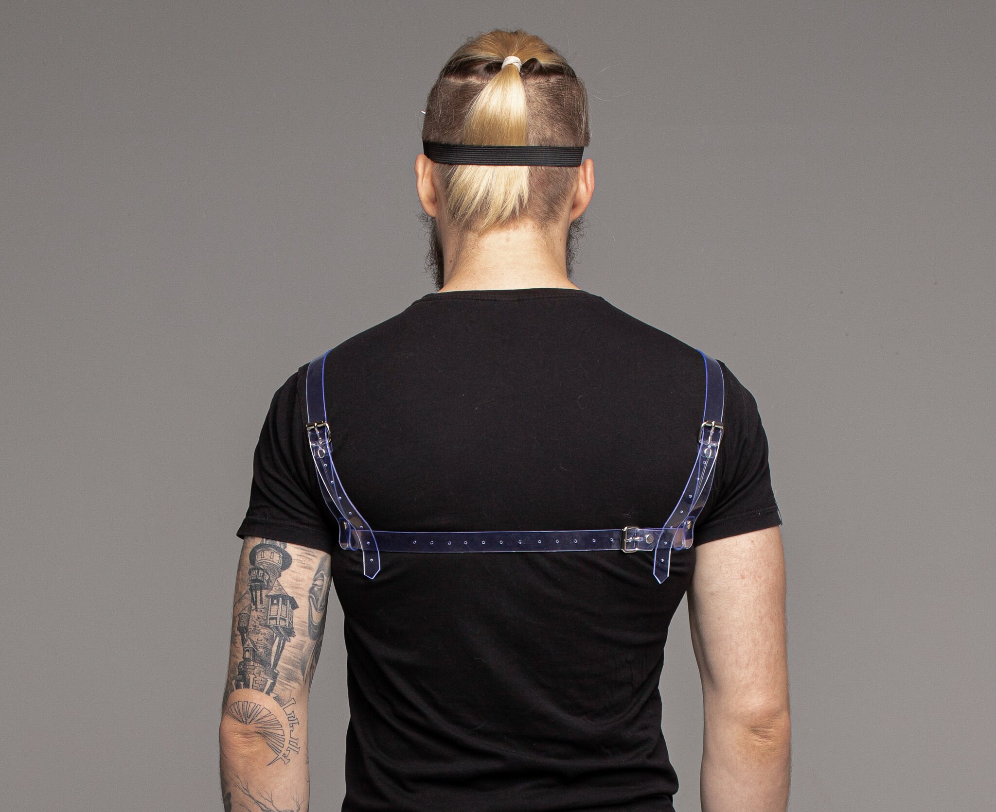Cyberpunk Outfit Men Rave Accessories for Man Chest Harness - Etsy