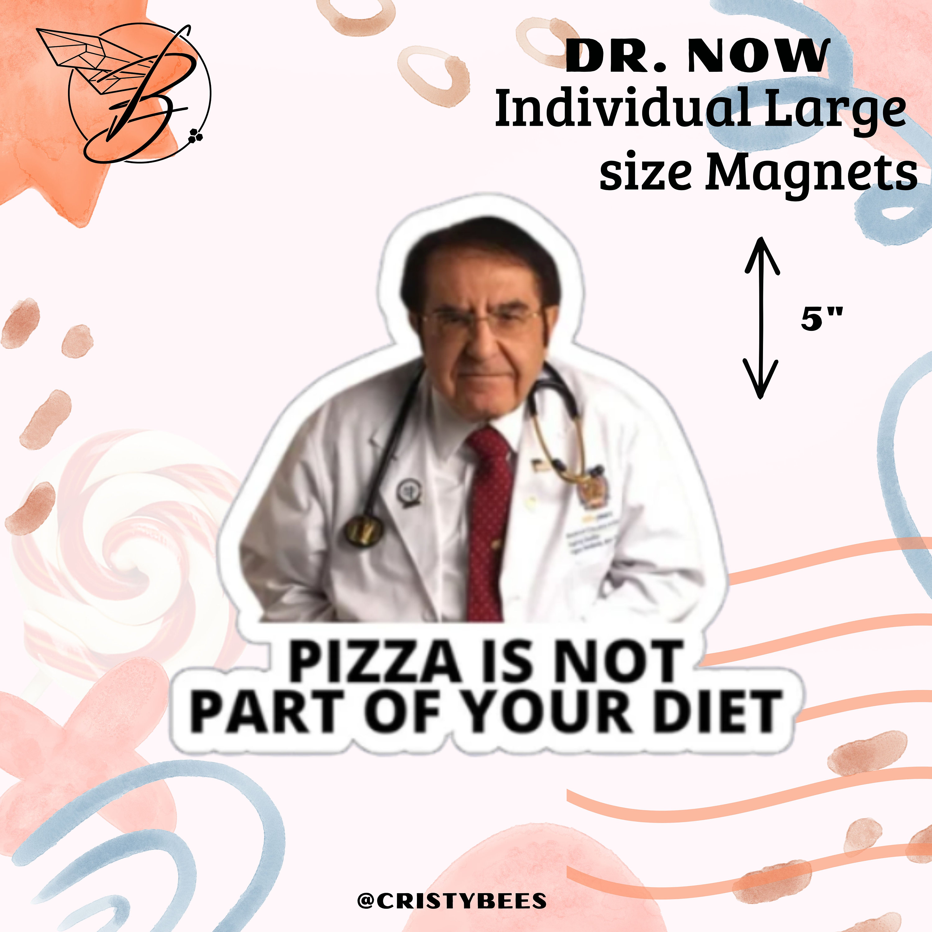 Dr. Now Magnets, Funny, Weight Loss, Funny Dr Now, Nutritional Magnets ...