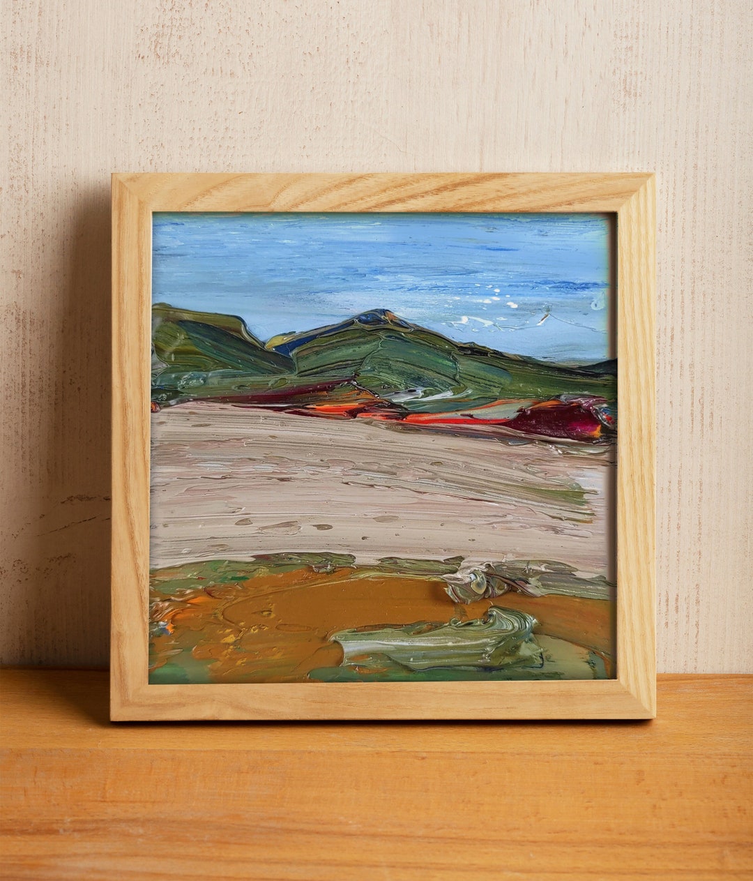 Mini Painting 4x4, Texas Painting, Tiny Painting, Southwestern ...