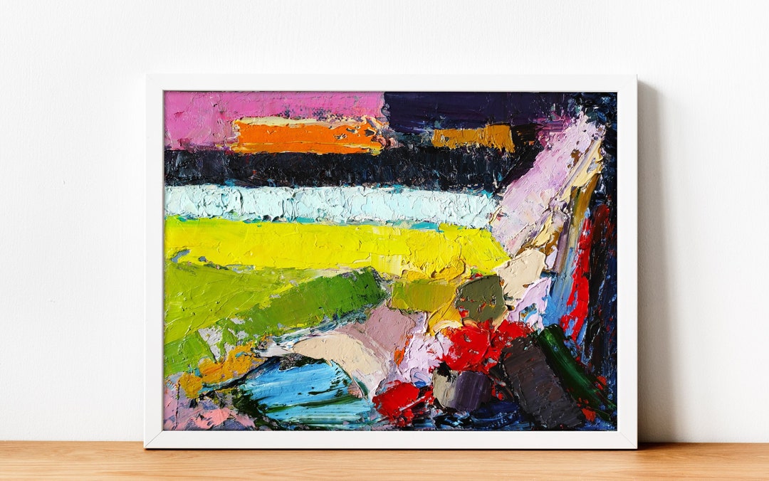 Heavy Textured Art Abstract Painting Original Oil Art Canvas Abstract ...