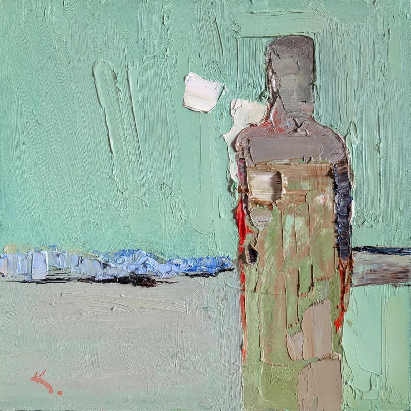 Standing Textured Painting - Etsy