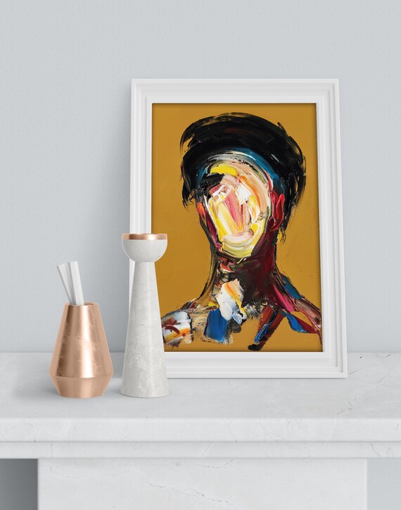 Faceless Portrait Painting Original Oil Painting Original Faceless ...