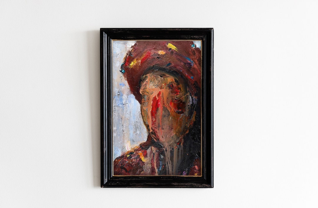 Faceless Portrait Original Faceless Oil Painting Wall Decor - Etsy