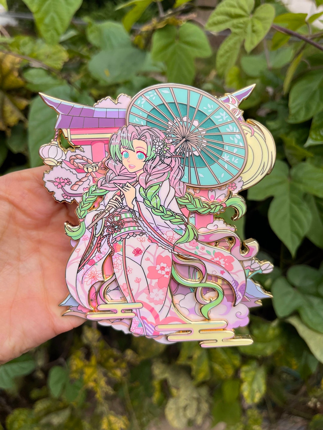 Mits Kimono Pop Enamel Pin DS - Etsy