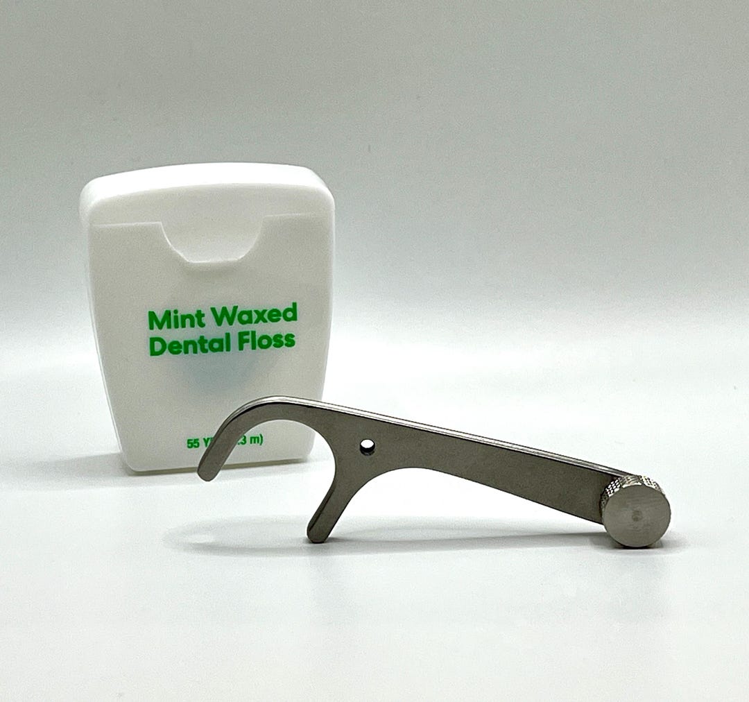 Reusable Stainless Steel Metal Flosser Pick - Eco Friendly ...