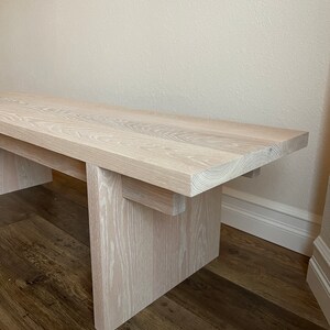 Solid Oak Bench/coffee Table With Traditional Joinery - Etsy