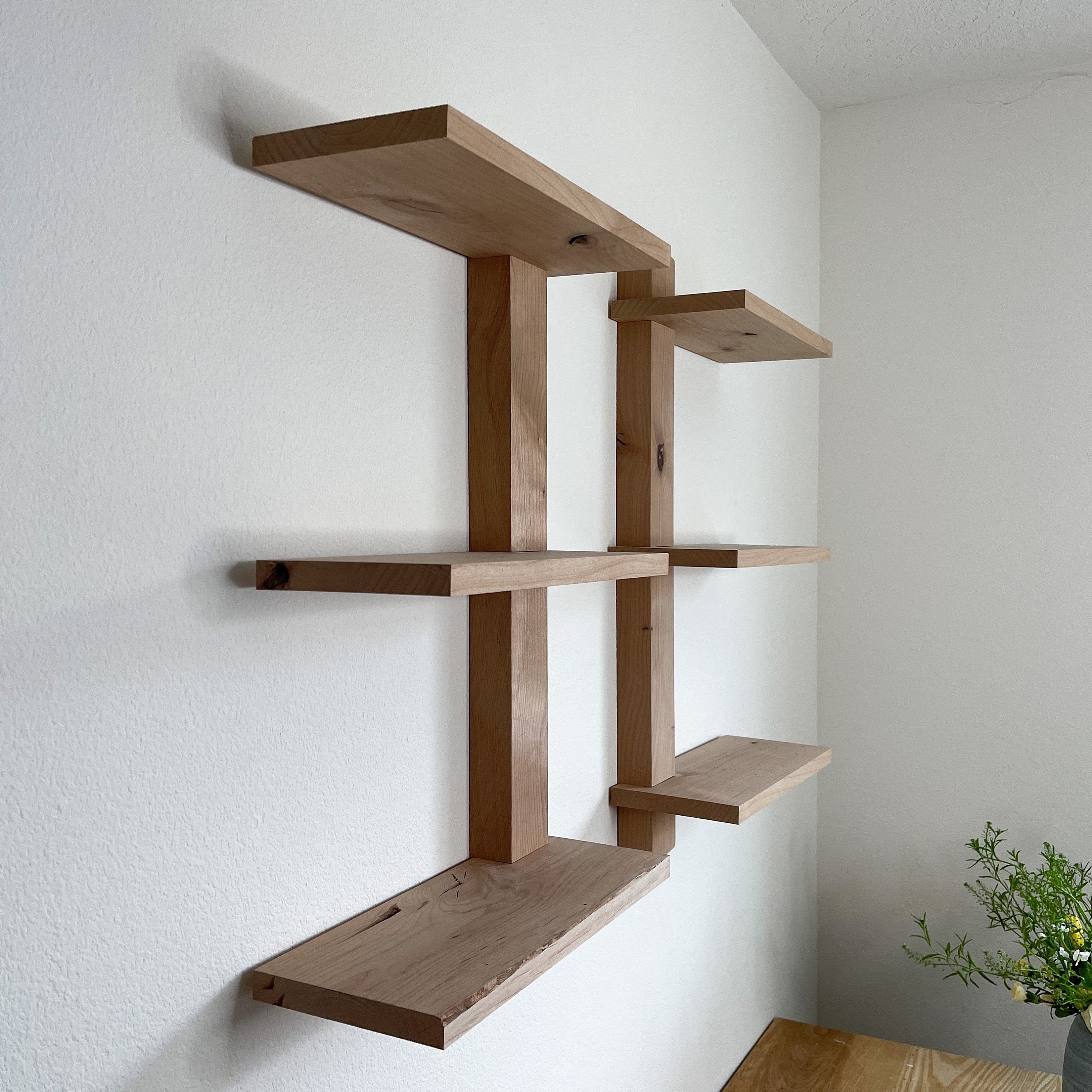 Side by Side Floating Shelves — Gerber Design Co