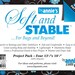 Soft and Stable Project Pack 4 Pieces 13.5" X 18.5" White or Black - Etsy