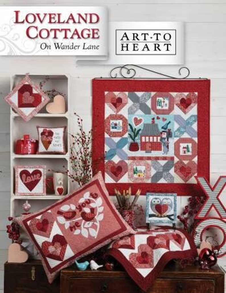 Loveland Cottage on Wander Lane Pattern Booklet Block 2 by - Etsy