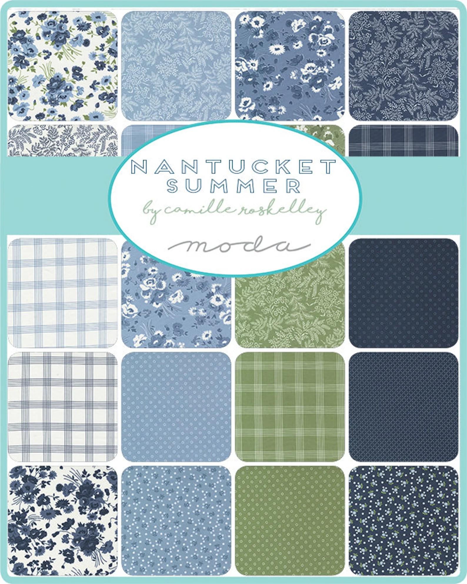 Nantucket Summer FQB Fabric by Camille Roskelley for Moda Fabrics - Etsy