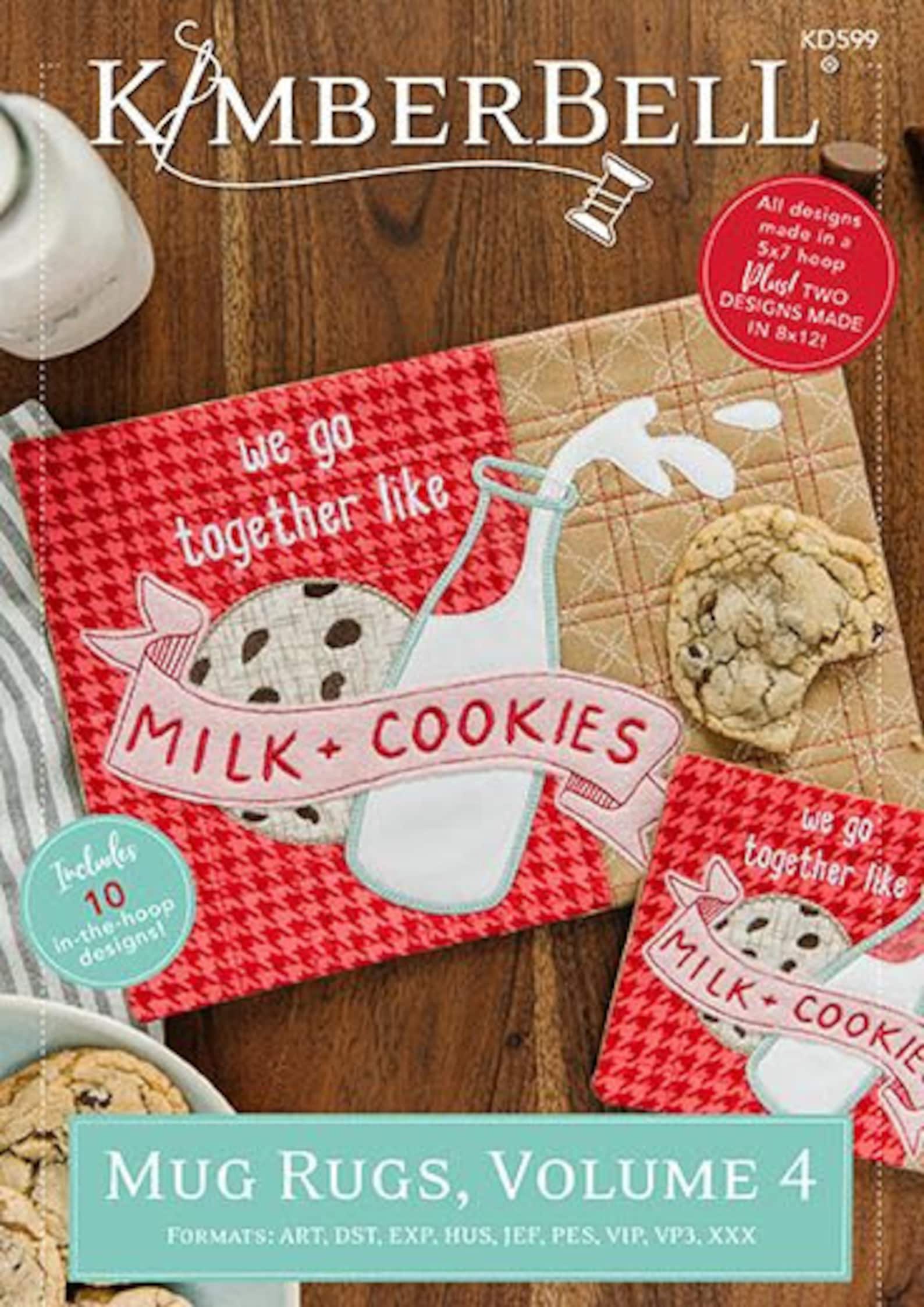 Mug Rugs Volume 4 by Kimberbell Machine Embroidery CD | Etsy