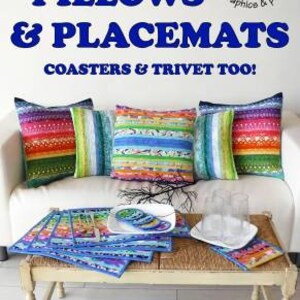 Pillows & Placemats Pattern by RJ Designs - Etsy