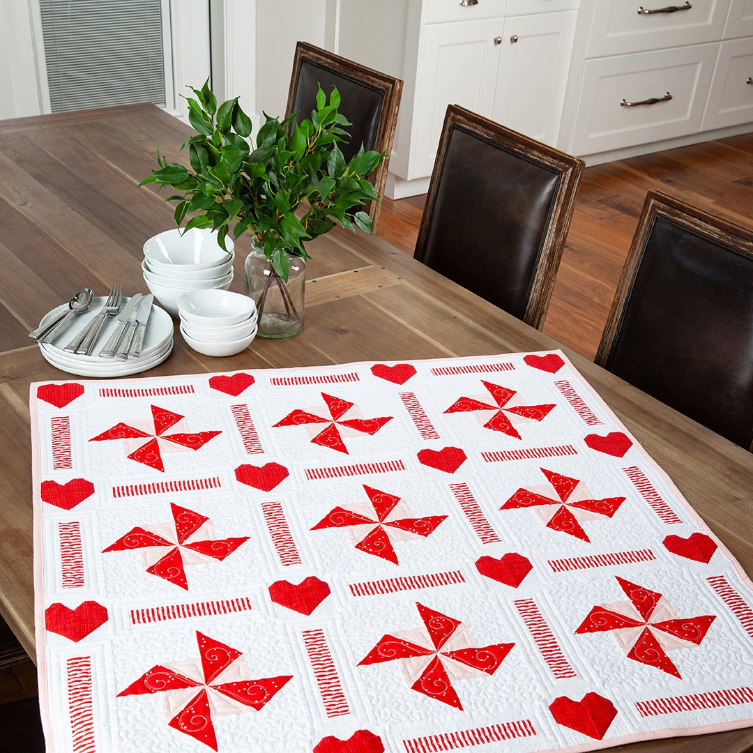 Table Topper Quilt Kit February by Riley Blake - Etsy