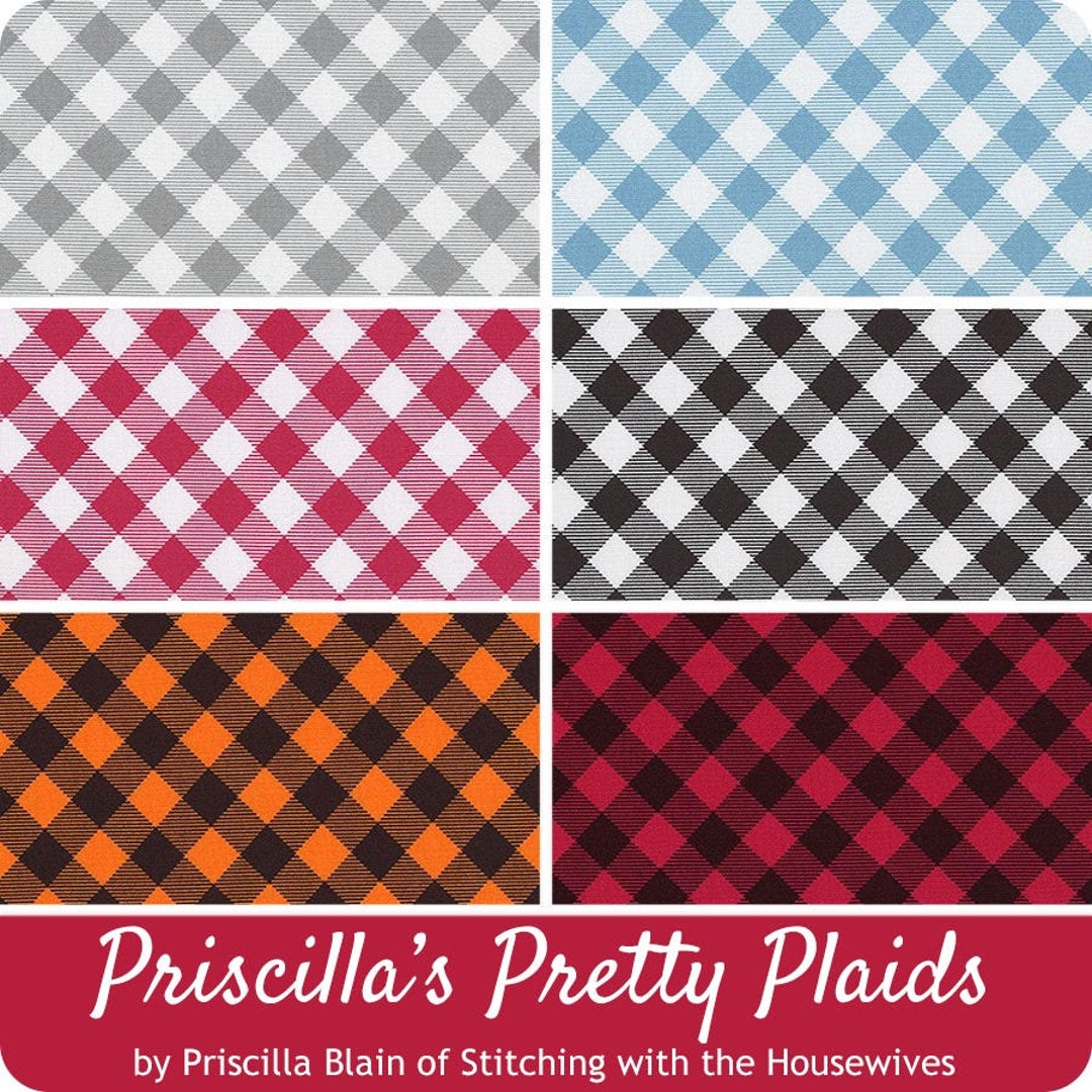 Priscilla's Pretty Plaids One Yard Bundle by Priscilla Blain of ...