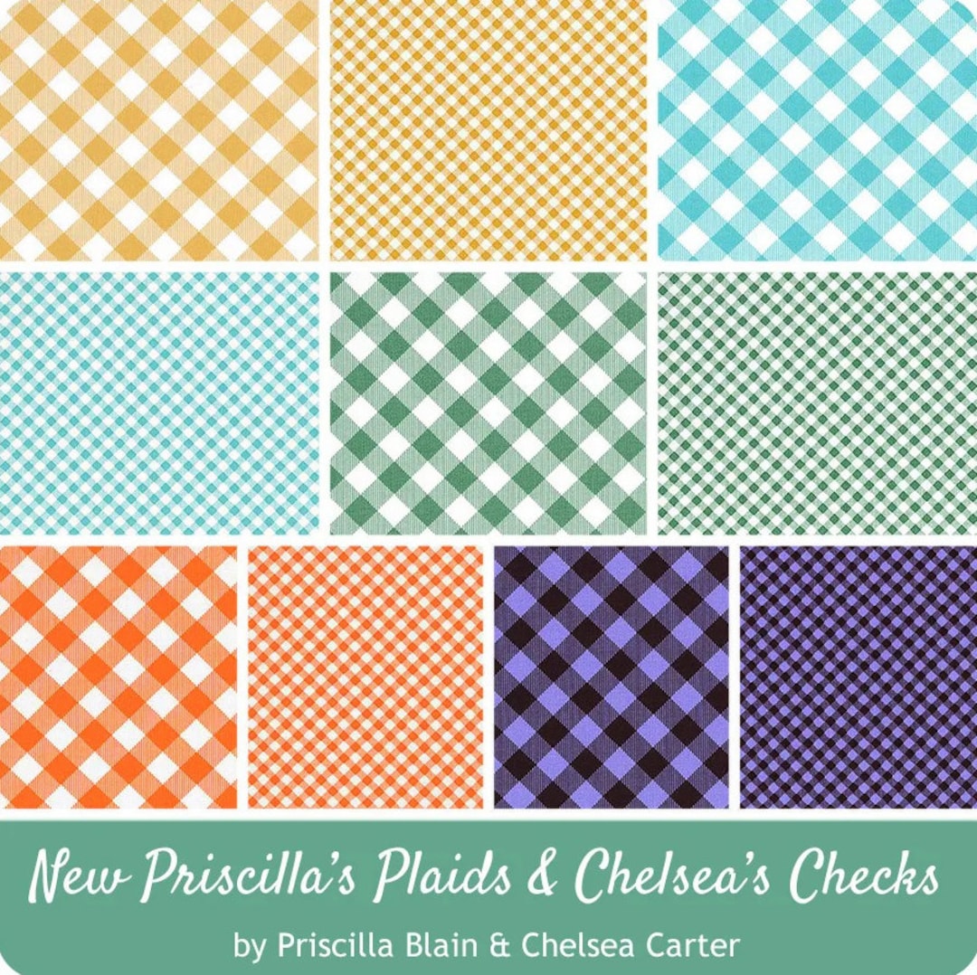 Plaid Fabric by Henry Glass Designed by Priscilla Blain - Etsy