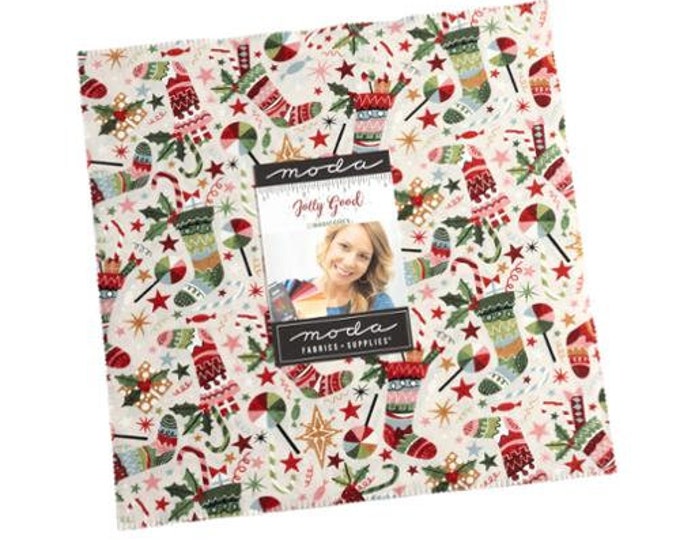 Moda/jolly Good/layer Cake Fabric/ Pre-cuts 10"x10" by Basic Gray - Etsy