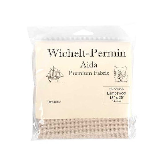 Fiber Arts Cross Stitch Beautiful Beige 14ct Aida Premium Fabric by ...