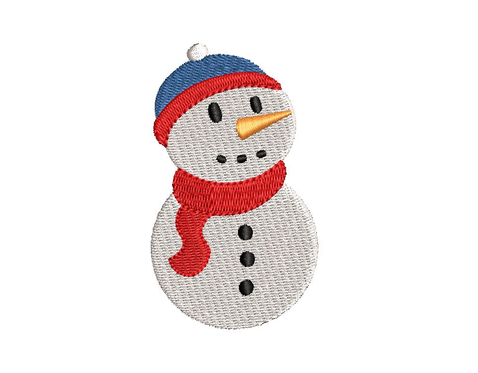 Snowman Machine Embroidery Designs Christmas - Etsy