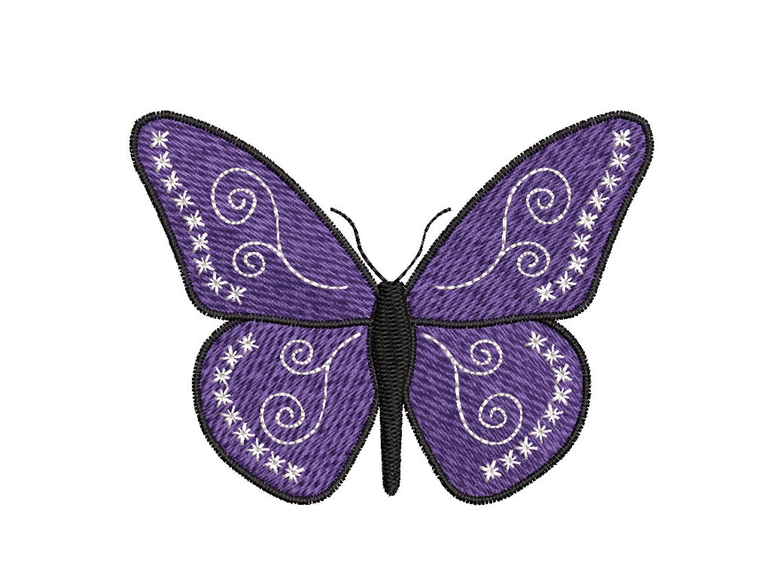 Butterfly Machine Embroidery Design File Machine Embroidery Butterflies ...