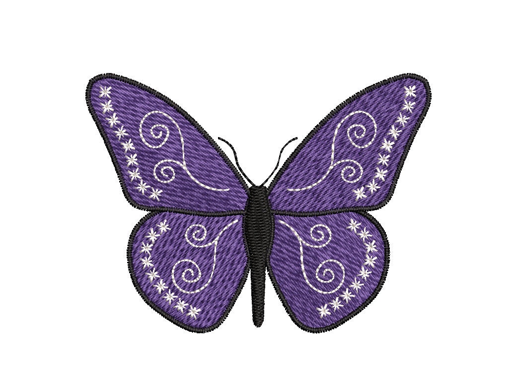 Butterfly Machine Embroidery Design File Machine Embroidery Butterflies ...
