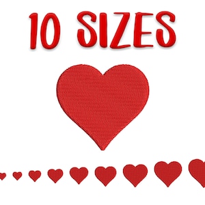 Heart Embroidery Small Tiny Hearts Design Embroidery Hearts File ...