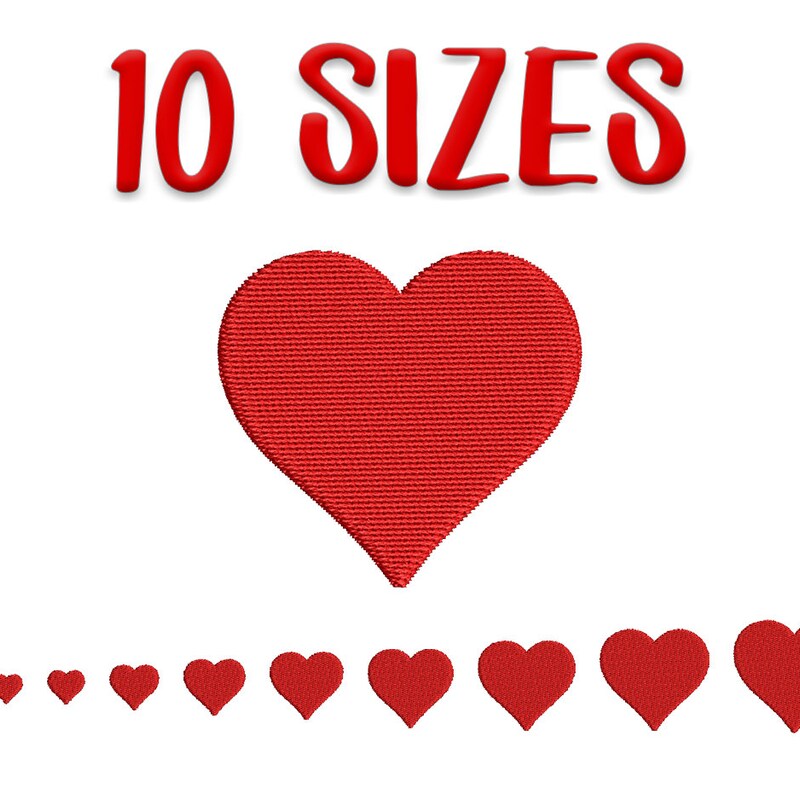 Embroidery Hearts - Etsy