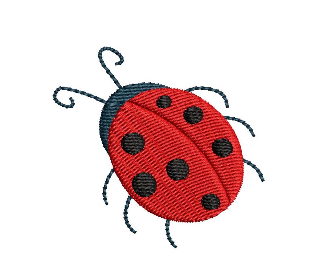 Ladybug Embroidery Design Embroidery File Ladybird Beetle Download Pes ...