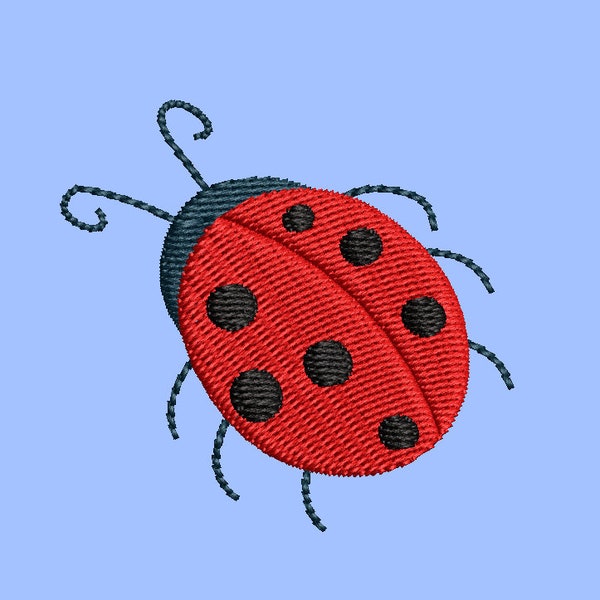 Ladybug Embroidery - Etsy