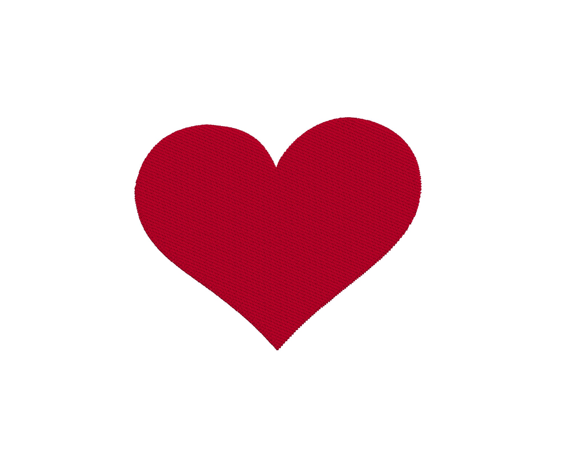 Heart Embroidery Design File Machine Embroidery Small and - Etsy