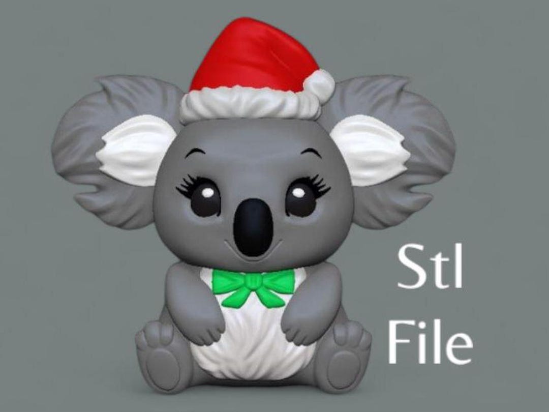 Adorable Flexible Koala Toy STL File - Perfect Pocket-sized Friend for ...