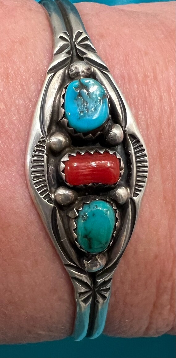 southwestern coral and sterling - Gem