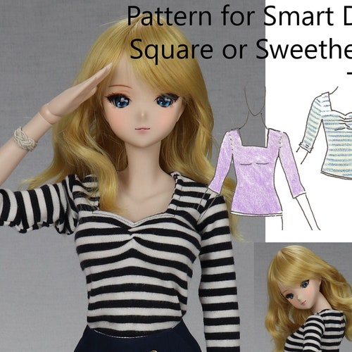 Smart Doll Pattern of DRESS in Digital PDF Format for Small | Etsy UK
